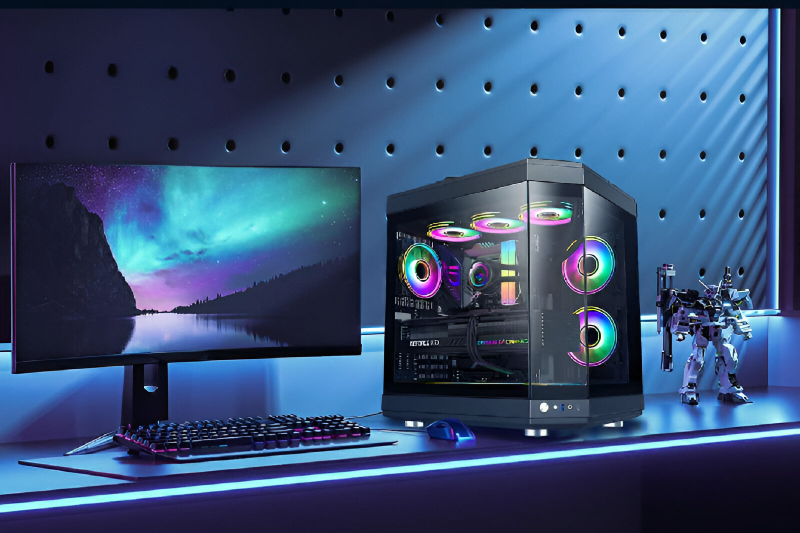 GMX-HYPE-BLK: GameMax Hype Black Mid-Tower PC Case