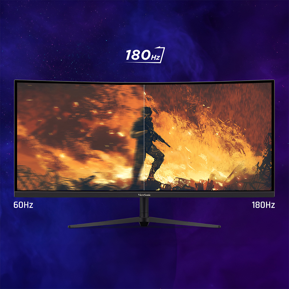 ViewSonic VX3418C-2K 34" Curved QHD 180Hz Monitor